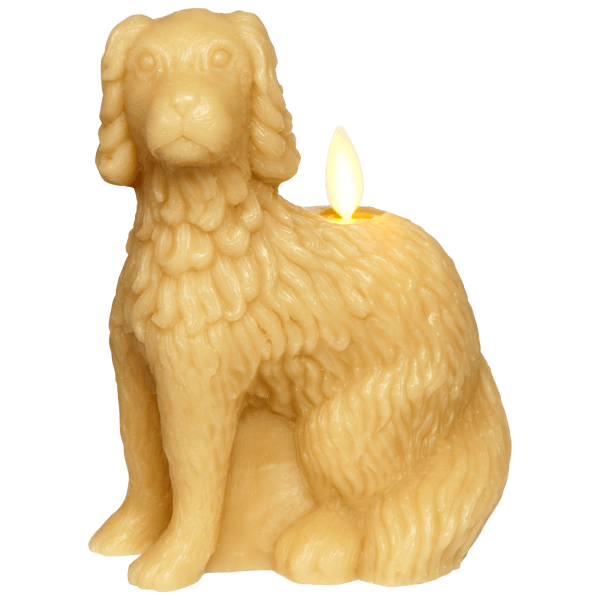 Meh: Luminara Flameless Dog-Shaped Candle