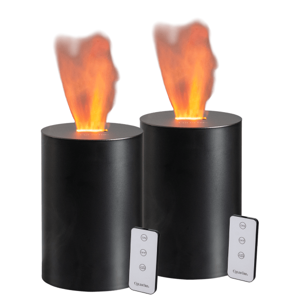 SideDeal: 2-Pack: COLDFIRE by Illure Faux Fire Tabletop Decor
