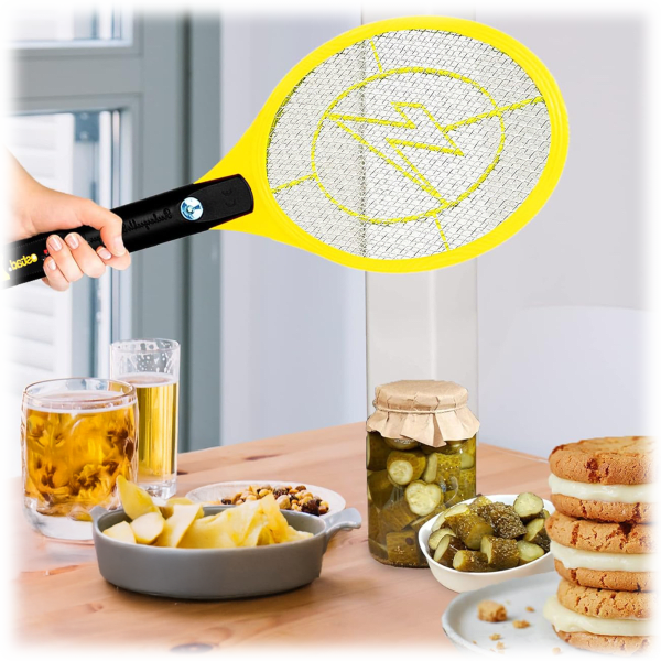 MorningSave: 3-Pack: Ostad Electric Fly Swatter Racket Zapper