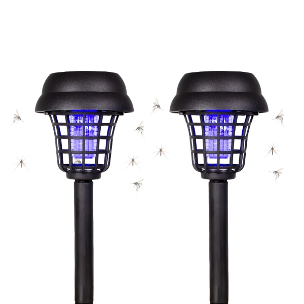 SideDeal: 2-Pack: Ideaworks Solar Insect Zapper Stakes