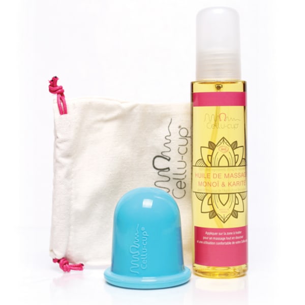 MorningSave: Cellu-Cup Anti-Cellulite Massage Tool and Oil Bundle