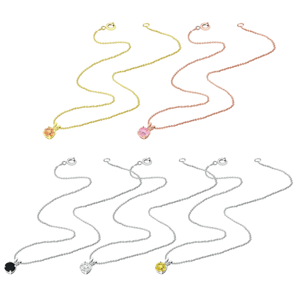 MorningSave: Designs by FMC 5-Pack: 14K Gold and Rhodium Plated Colored ...