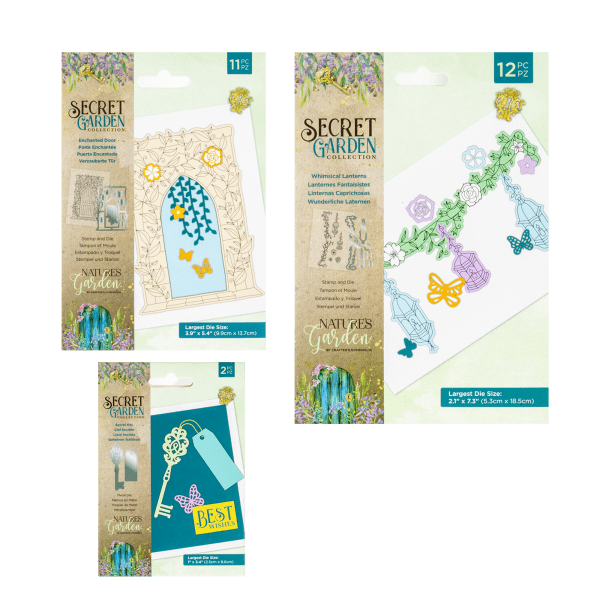 SideDeal: Crafter’s Companion Secret Garden 87-Piece Crafting Bundle