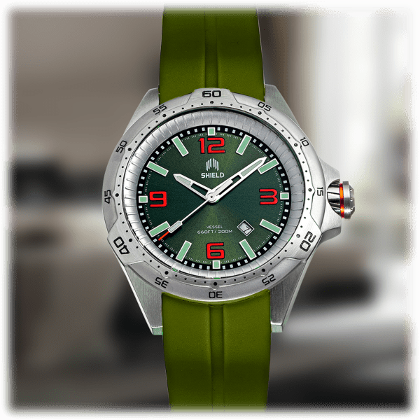 SideDeal: Shield Vessel Strap Watch with Date
