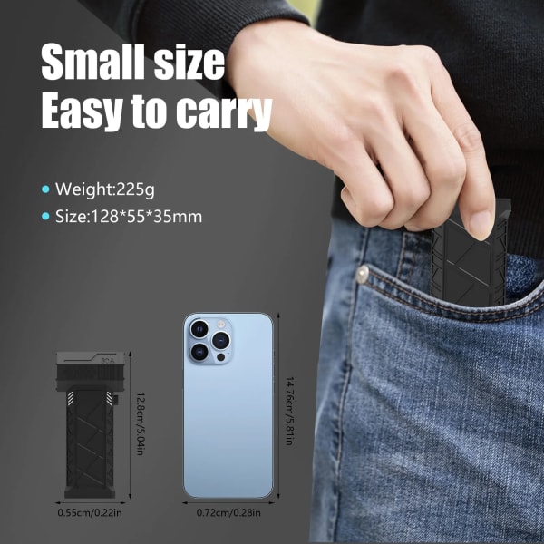 MorningSave: Pursuit Jump Starter Kit with Handheld Rechargeable Fan/Vacuum