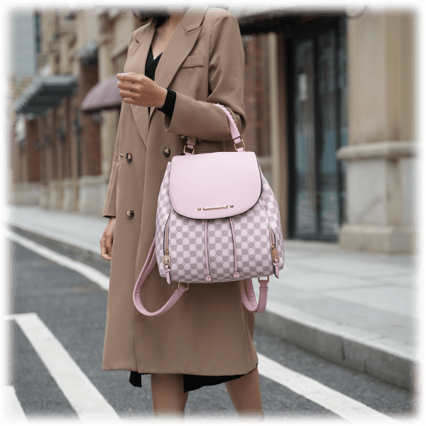 SideDeal: MKF Collection Kimberly Circular Print Backpack by Mia K