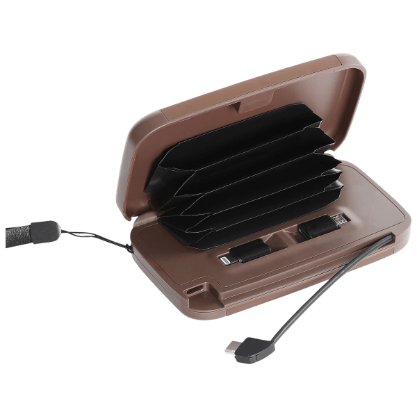 SideDeal: Limitless 4,000mAh Power Bank Wallet with RFID & Built-in Cables