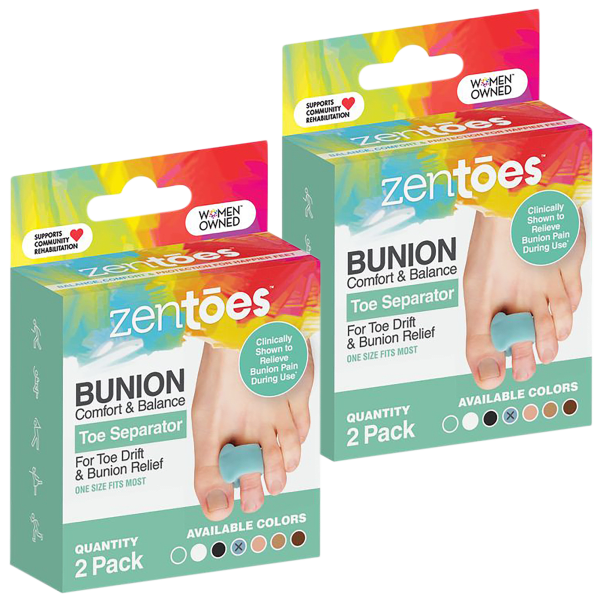 MorningSave: 4-Pack: ZenToes Single Loop Toe Separator & Bunion Corrector