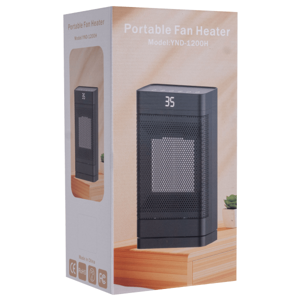 SideDeal: 2-Pack: 1500W Oscillating Space Heater w/ 99° Thermostat & Remote