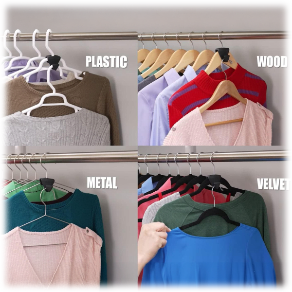 MorningSave: 108-Piece: Ruby Space Triangles Triple Hanger Hooks