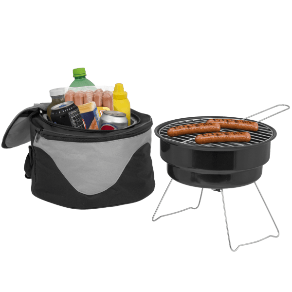 Meh: The Big Backyard Portable Barbecue Grill & Cooler Bag