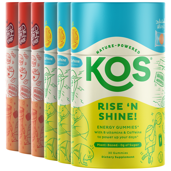 SideDeal: 6-Pack: KOS Energy, Immunity & Gut Health Gummies