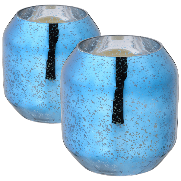 MorningSave: South Street Loft Set-of-2 Mercury Glass Hurricanes with ...