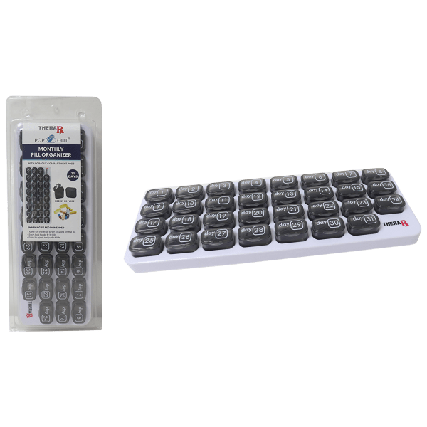 SideDeal: Thera Rx 31-Day Monthly Medicine And Vitamin Organizer With ...