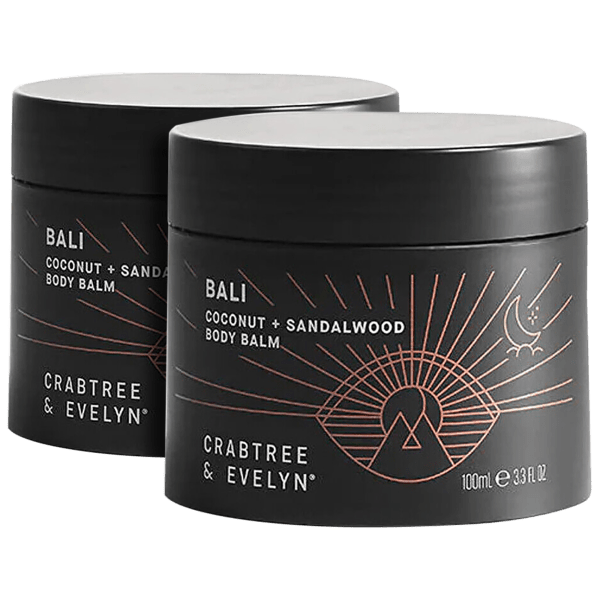 SideDeal: 2-Pack: Crabtree & Evelyn Bali Raw Coconut & Sandalwood Body Balm