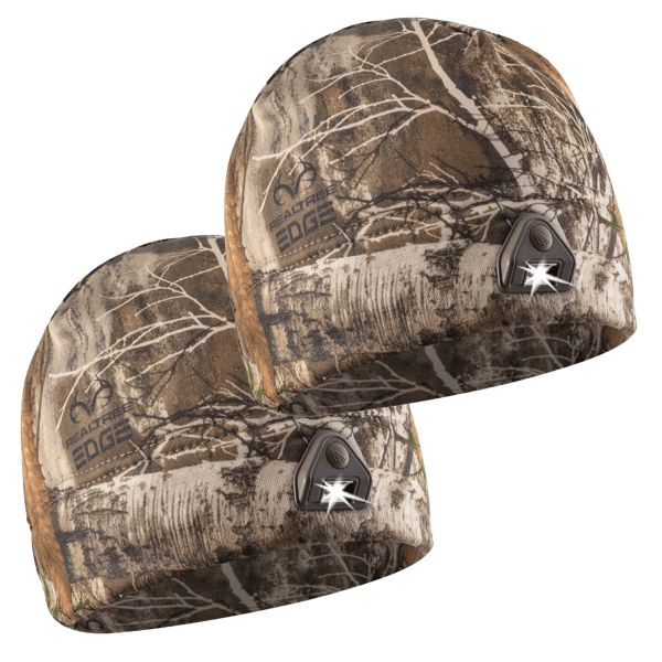 MorningSave: 2-Pack: Panther Vision PowerCap LED Hats and Beanies