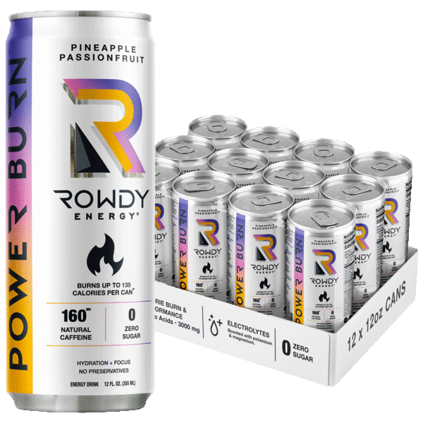 SideDeal: 12-Pack: Rowdy Power Burn Energy Drinks