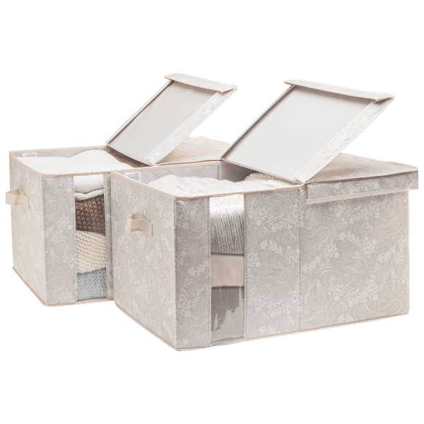 MorningSave: We Think Storage Set of 2 Collapsible Jumbo Storage Bins