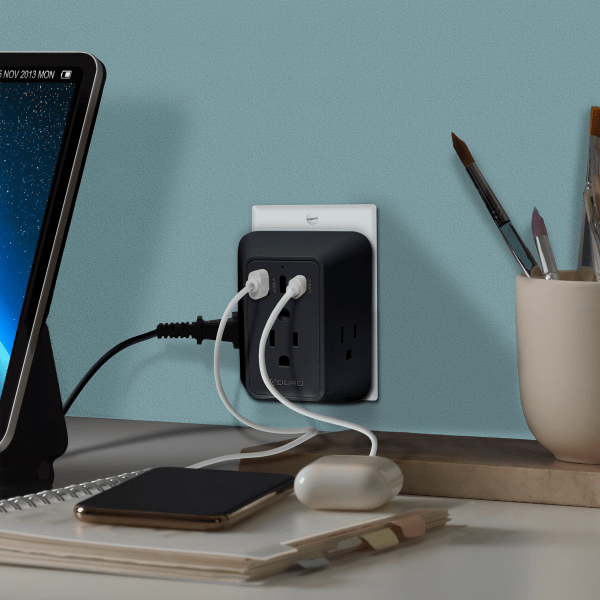 MorningSave: 2-Pack: Aduro Surge Trio Multi-Charging Station Surge ...