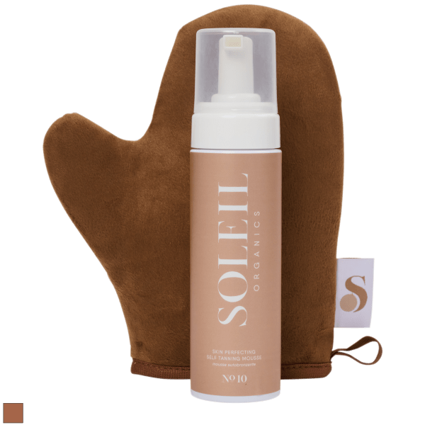 MorningSave: Soleil Organics Mousse & Mitt Dual-Action Self Tanning Set