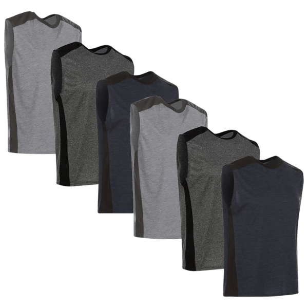 SideDeal: 6-Pack: Nextex Men's Active Athletic Dry-Fit Performance Tank ...