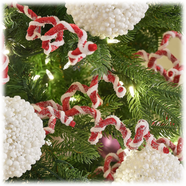 MorningSave: 12-Pack: Candy Cane Stripe Curly Picks By Valerie Parr ...