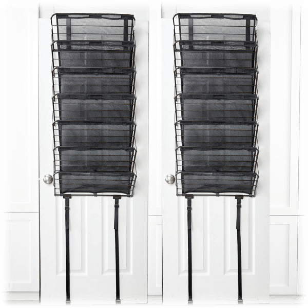 MorningSave: 2-Pack: Over-The-Door Storage Racks