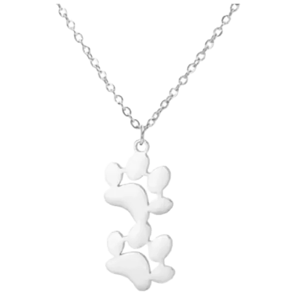 MorningSave: Hollywood Sensation Double Paw Print Necklace