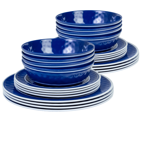 MorningSave: Craft & Kin 24-Piece Melamine Dinnerware Set
