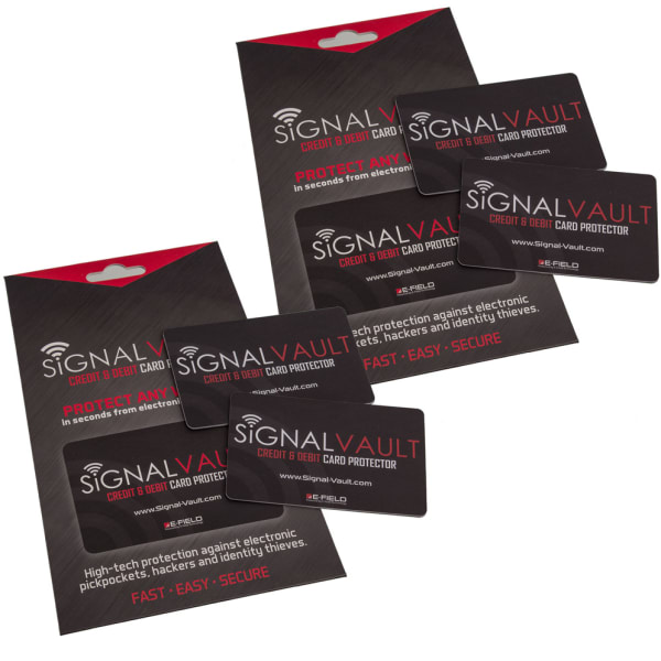 MorningSave: 4-Pack: Signal Vault RFID Blocking Cards