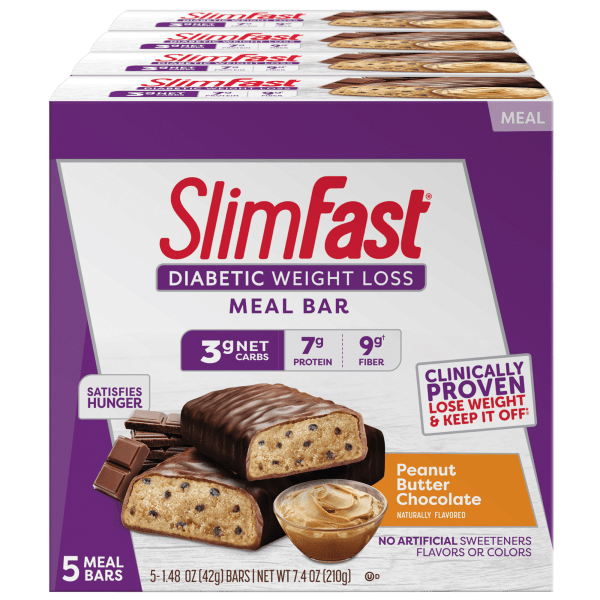 MorningSave: 20-Pack: Slimfast Peanut Butter Chocolate Weight Loss Meal ...