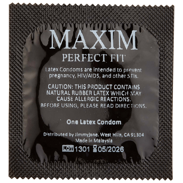 SideDeal: 72-Pack: Maxim Tailor Made Condoms + 8 Packets of Lubricant