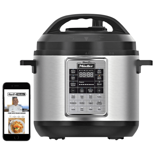 SideDeal: Sharff & Mueller 6-Quart Programmable 12-in-1 Pressure Cooker