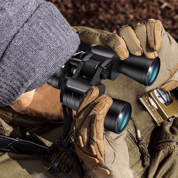 Hammacher Schlemmer: The Advanced Low Light Night Vision Zoom Binoculars
