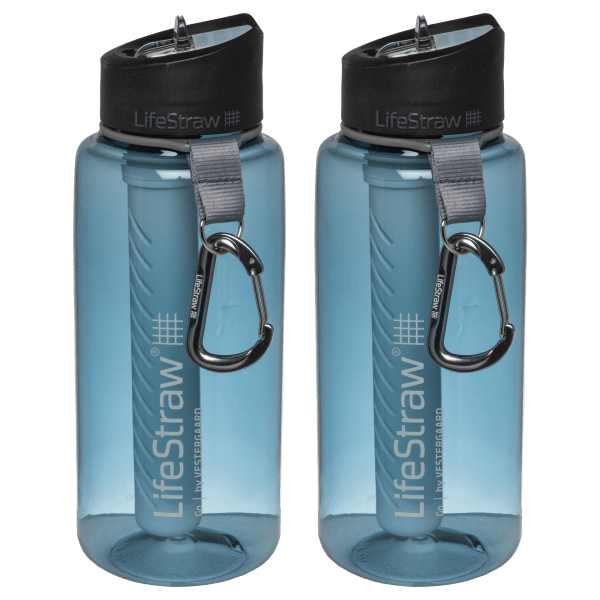MorningSave: 2-Pack: LifeStraw Go 1-Liter Tritan Water Filter Bottle