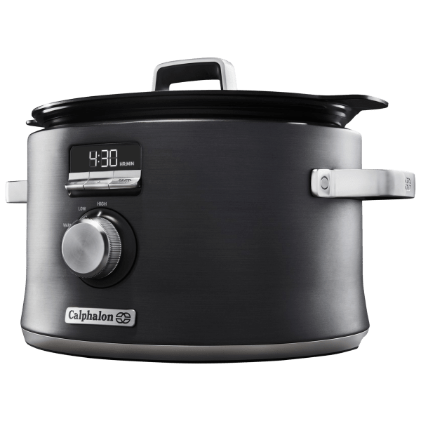 MorningSave: Calphalon Digital Sauté Slow Cooker in Dark Stainless Steel