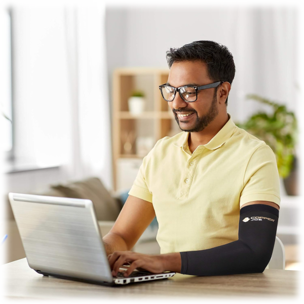 SideDeal: 2-Pack: Copper Joe Arm Recovery Compression Sleeve