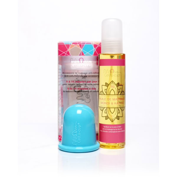 MorningSave: Cellu-Cup Anti-Cellulite Massage Tool and Oil Bundle