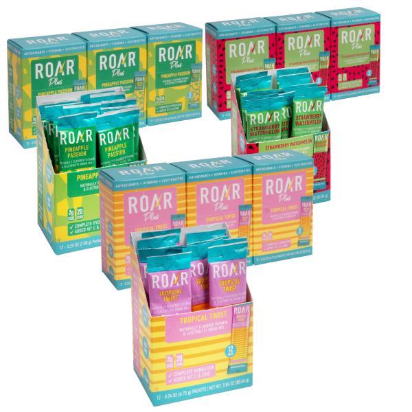 Meh: 144-Pack: Roar Plus Complete Hydration Vitamin & Electrolyte Drink ...