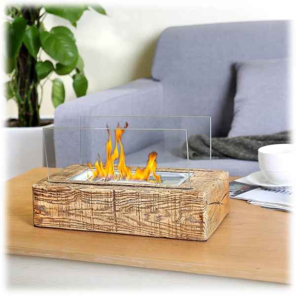 SideDeal: Home Zone Living Concrete Portable Table-Top Fire Bowl