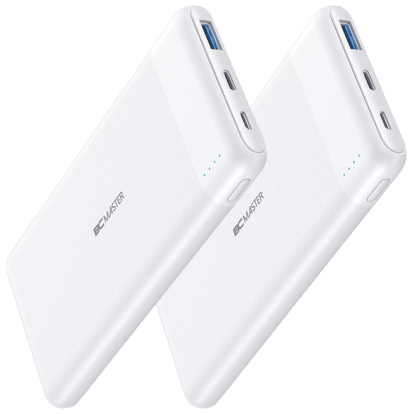 Meh: 2-Pack: BCMaster 10,000mAh Portable Charger with 18W Power ...