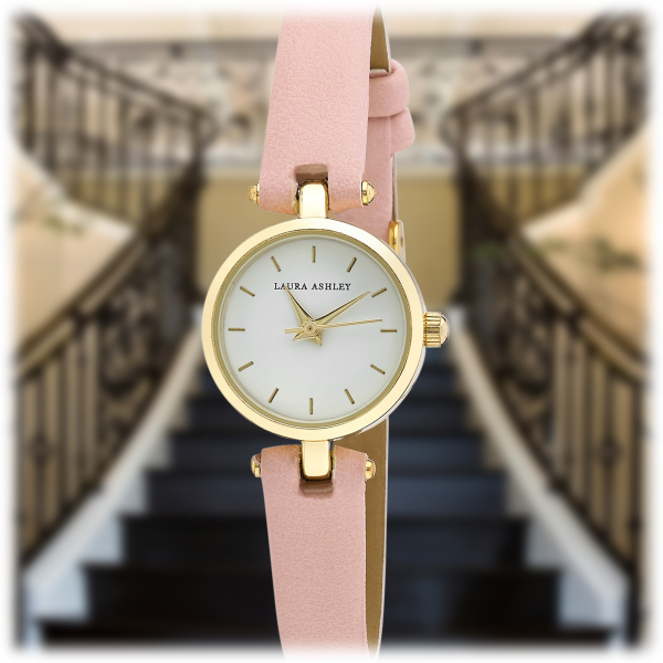 MorningSave: Laura Ashley Women's Vegan Leather Strap Watch