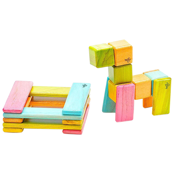 MorningSave: Tegu Tints Collection 52-Piece Original Magnetic Block Set