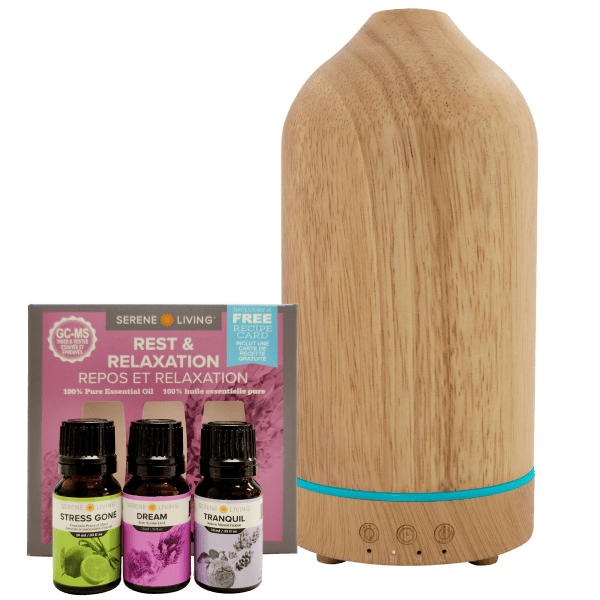 MorningSave: Nature's Remedy Wood Ultrasonic Aromatherapy Diffuser with ...
