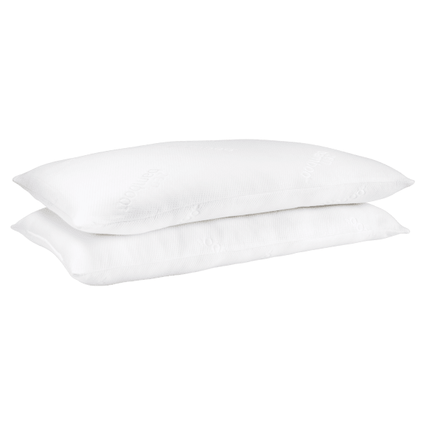 MorningSave: 2-Pack: Zen Bamboo Plush Gel Fiber Pillows