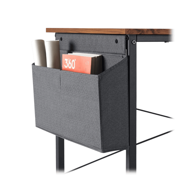 MorningSave: 55" Home Office Computer Desk with Side Organizer