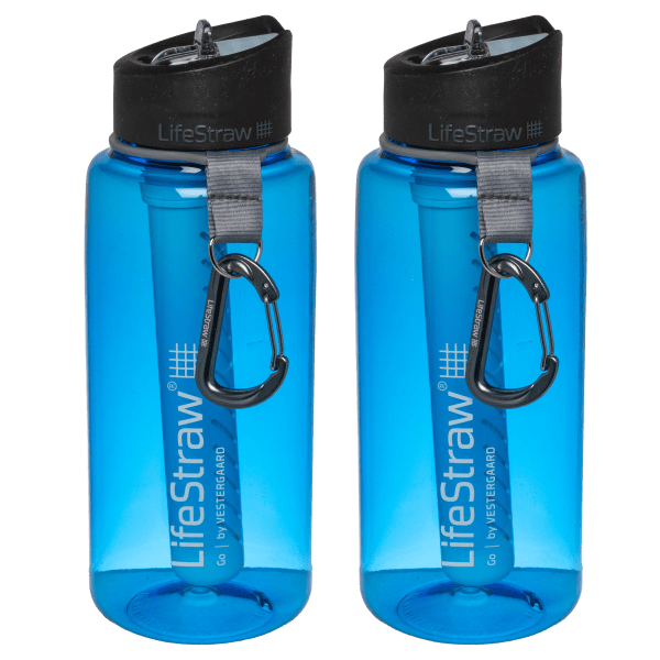 MorningSave: 2-Pack: LifeStraw Go 1-Liter Tritan Water Filter Bottle