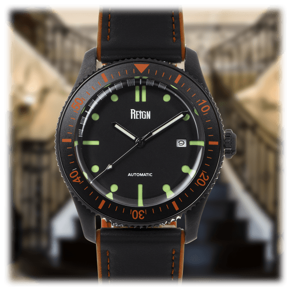Shop Univision: Reign Elijah Reloj Automático con Correa de Cuero con ...
