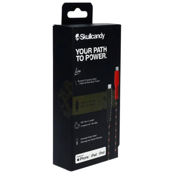 MorningSave: Skullcandy 6 Ft Line Plus Braided USB-C to Lightning Cable