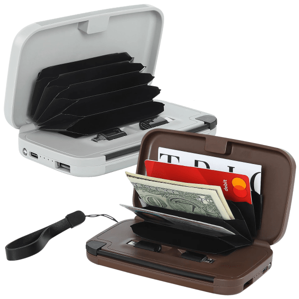 SideDeal: Limitless 4,000mAh Power Bank Wallet with RFID and Built-in ...